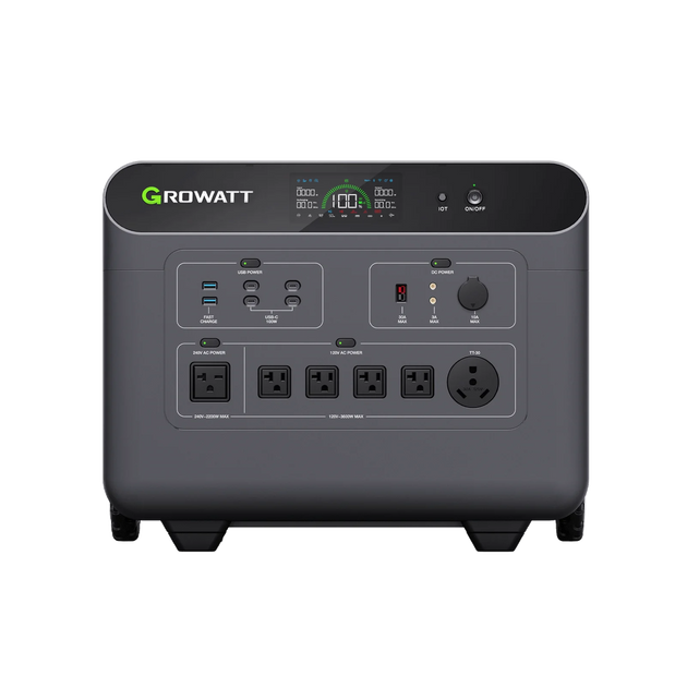 Growatt HELIOS 3600 Portable Power Station | 3600W 3686Wh